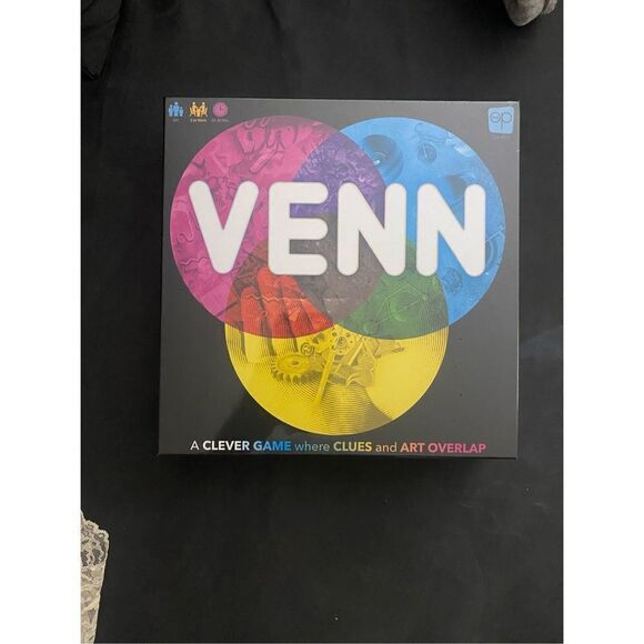 Usaopoly | Games | Venn Board Game Family Game For 2 Players ...